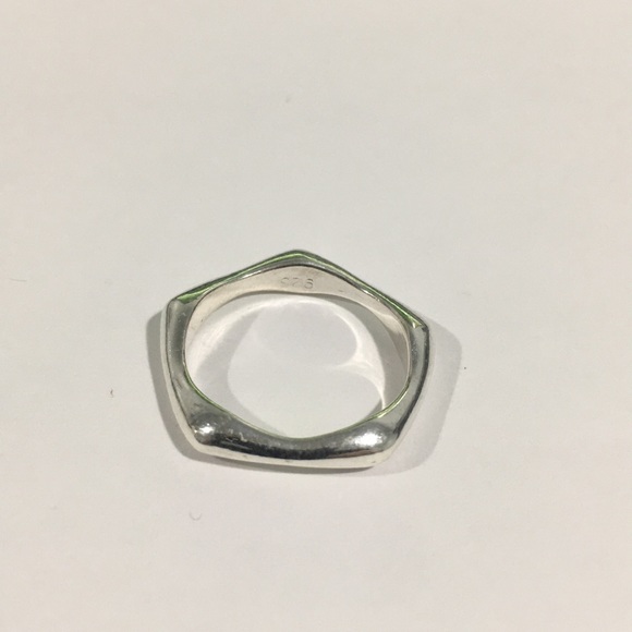 Jewelry | Vintage Sterling Silver Pentagon Shape Ring | Poshmark
